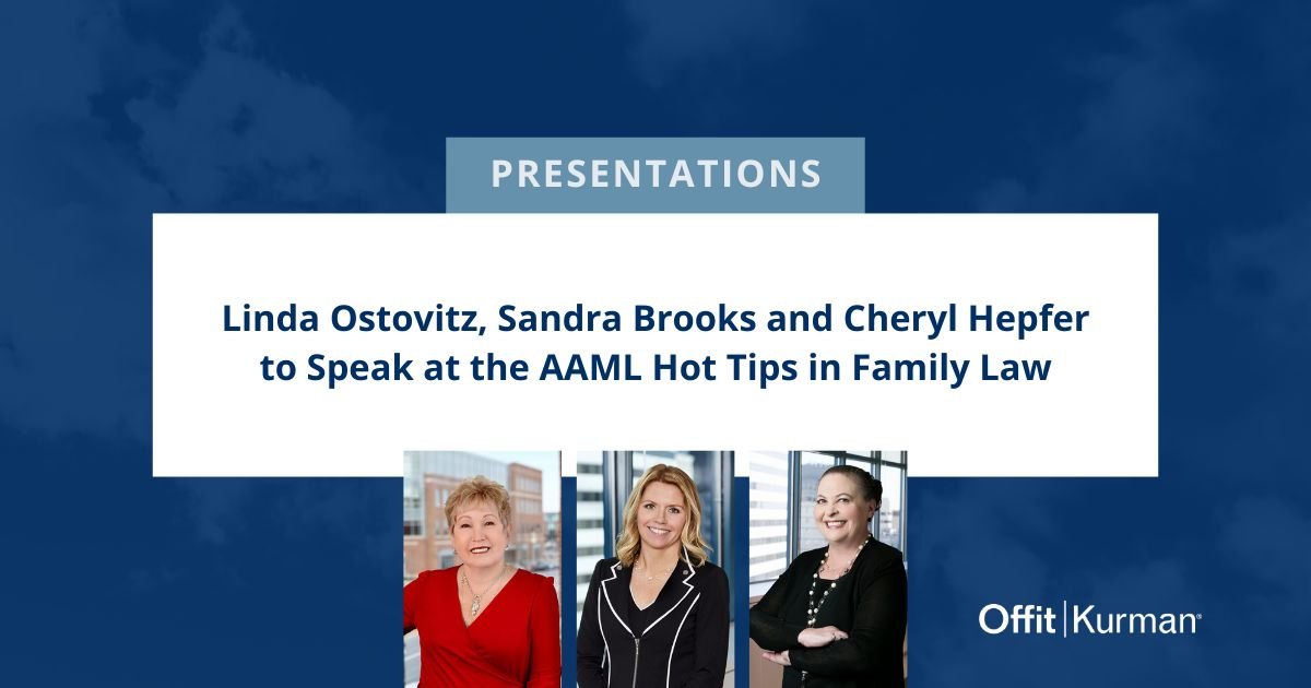 Linda Ostovitz, Sandra Brooks and Cheryl Hepfer to Speak at the AAML ...