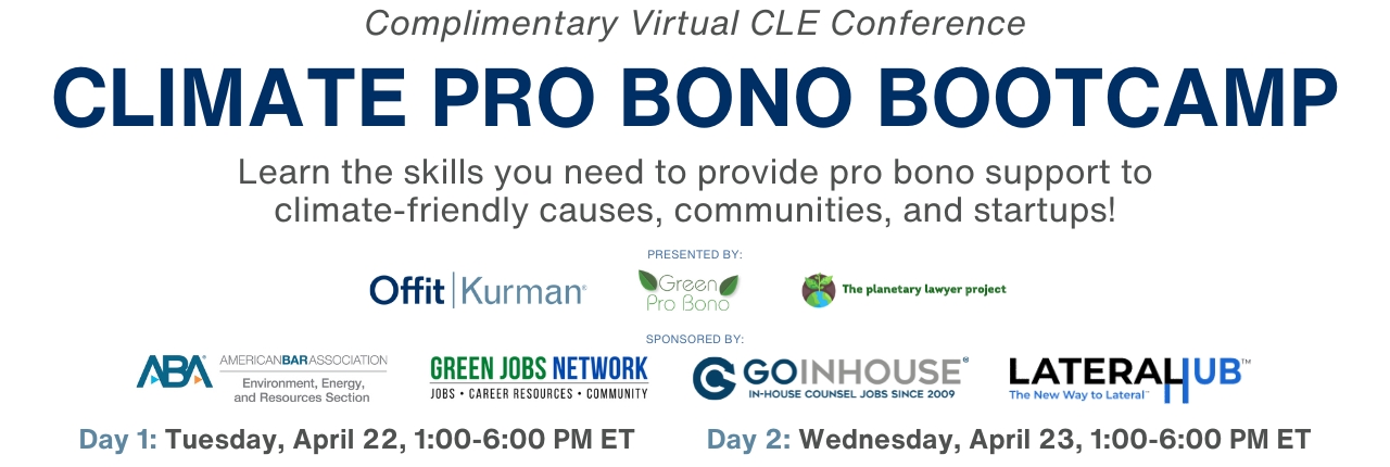 2025 Climate Pro Bono Bootcamp